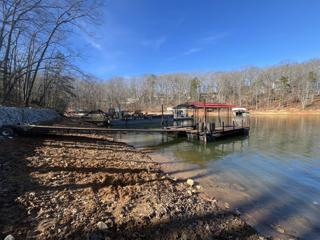 22′ x 24′ Gable Roof Steel Dock – Martin Docks